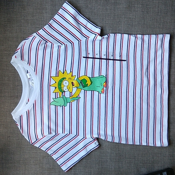 Simpsons | Shirts & Tops | The Simpsons Lisa Statue Of Liberty Red ...